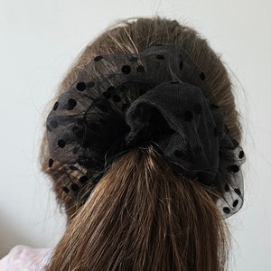 Trendy Hair Accessory Transparent Scrunchie Tulle Scrunchie - Etsy