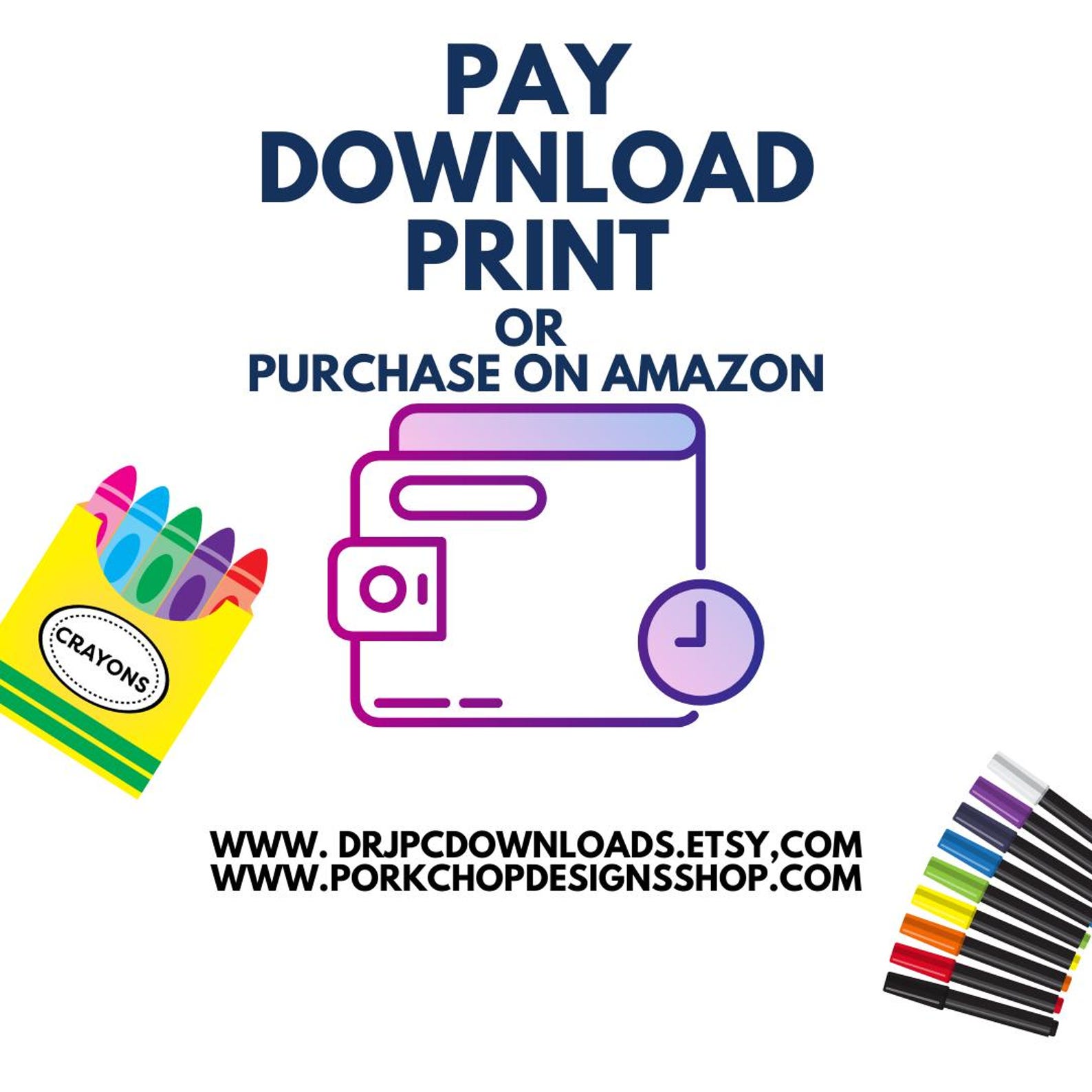 Instant Download Instant Coloring Book Color Your Stress Away With ...