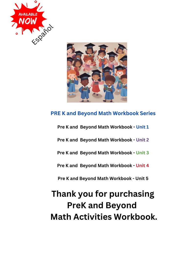 Digital Downloads Bundle Worksheet Prek and Beyond Math Series Unit3 ...