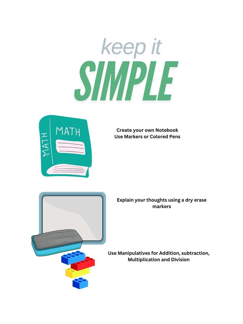 Instant Download Second Grade Math Digital Downloads Printable Math ...