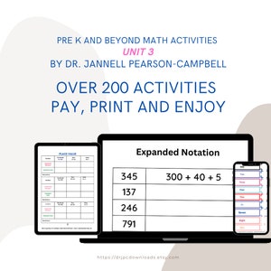 Digital Downloads/ 95 Math Pages /homeschool Worksheet/ Bundle ...