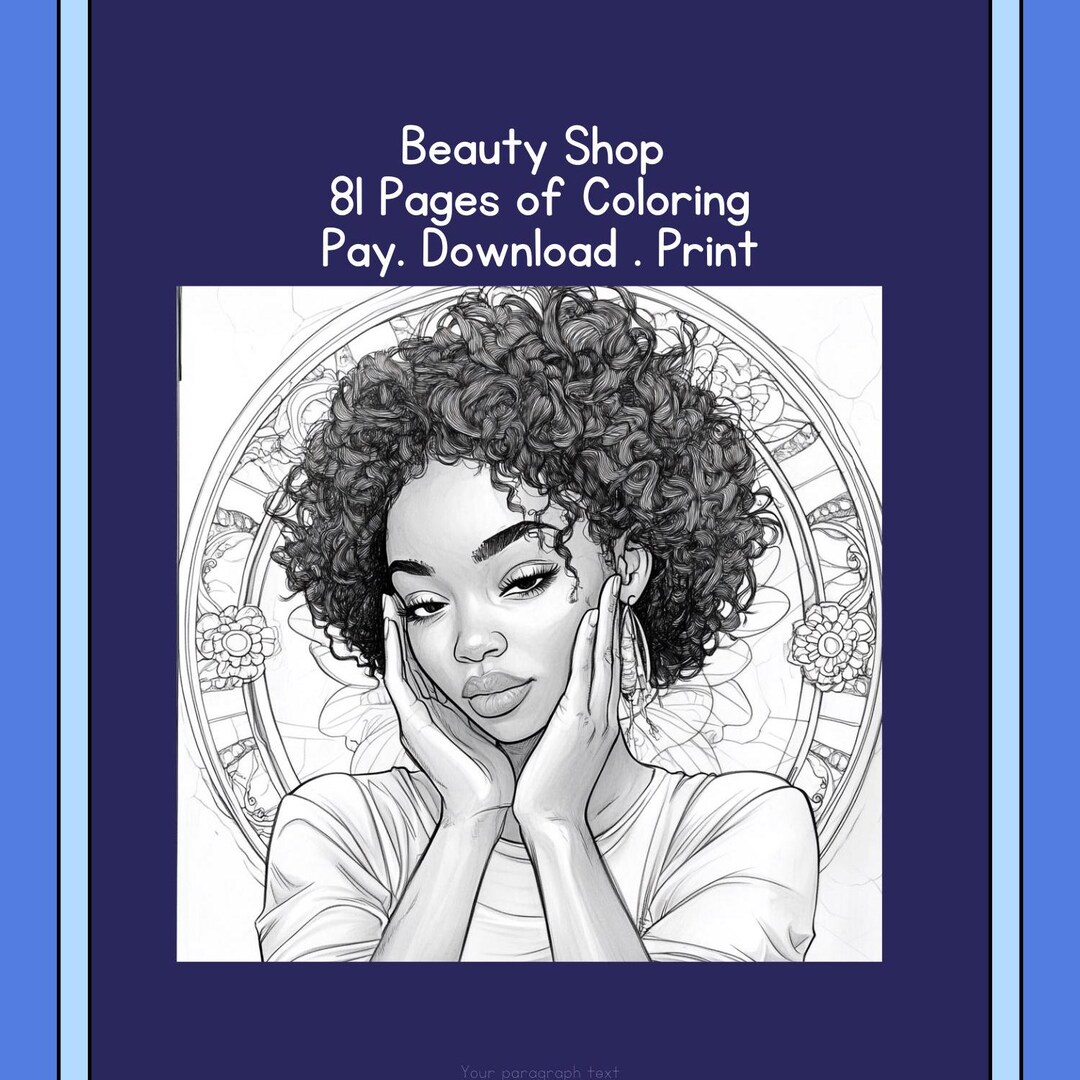 Instant Download Instant Printable Instant Coloring Book Color Your ...