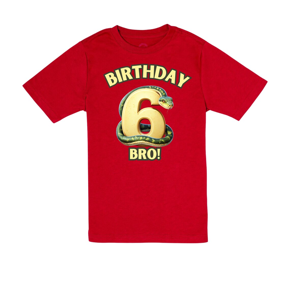 6 Year Old Birthday PNG, Snake Birthday Theme PNG, 6 Year Old Snake ...