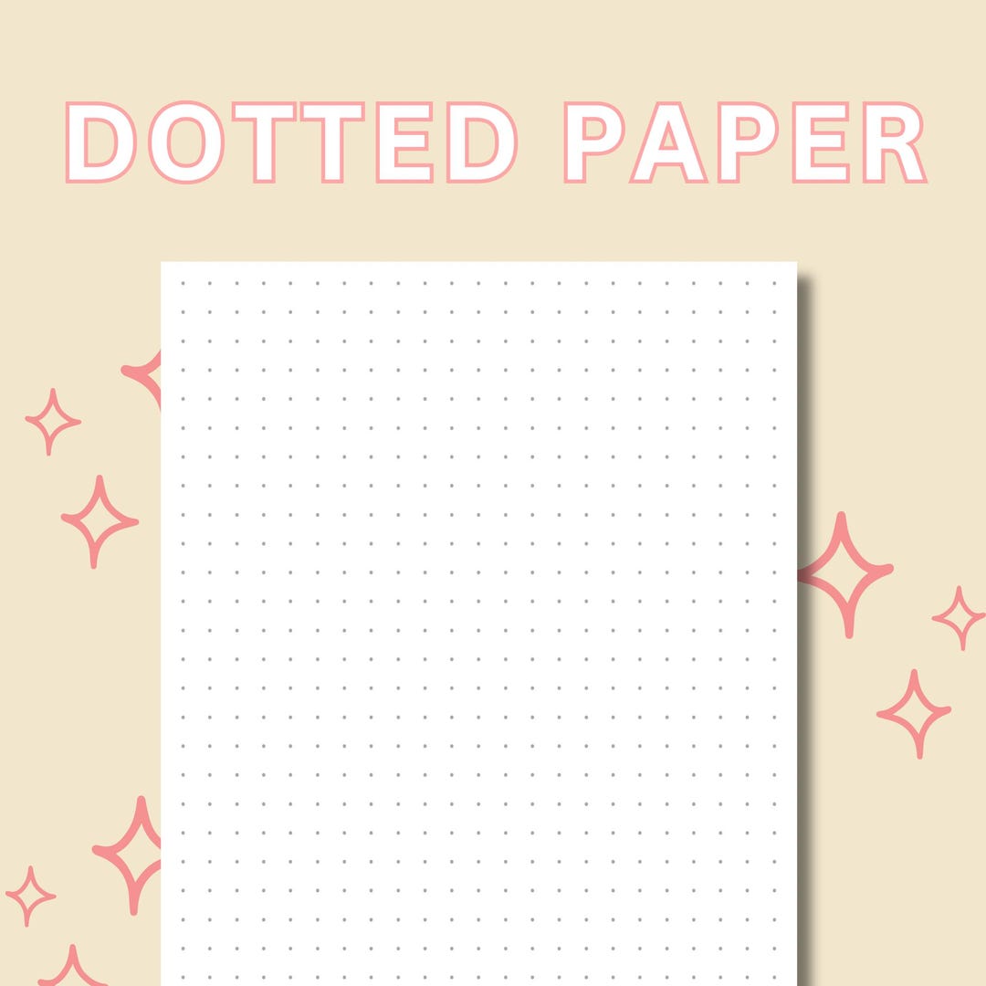 Journal Page, Bullet Journal Page, Printable Journal Page, Dot Journal ...