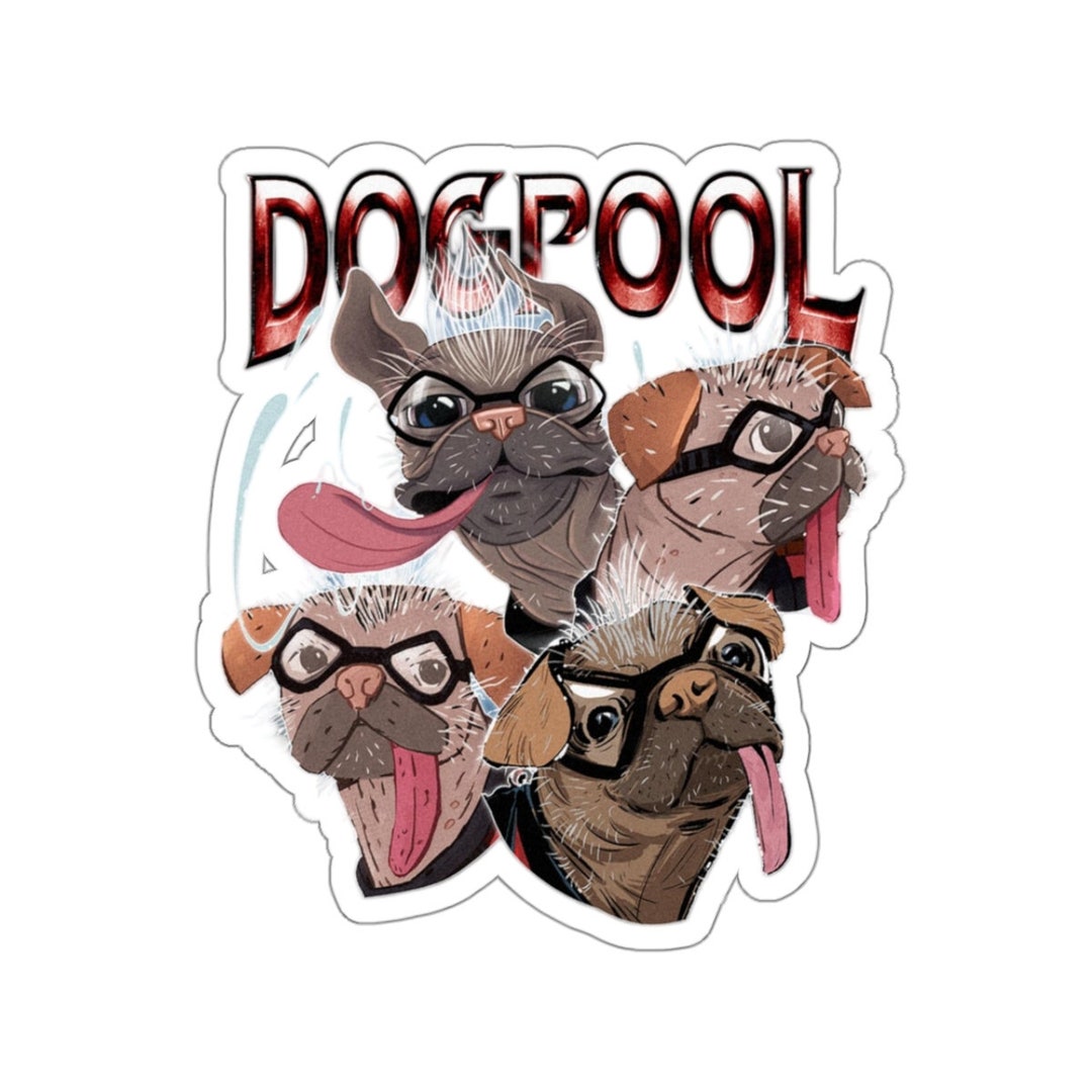 Introducing the Dogpool Drool Sticker, a Fun and Quirky Tribute to the ...
