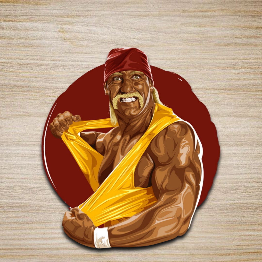 Introducing the Hulk Hogan Sticker, Perfect for Wrestling Fans and ...