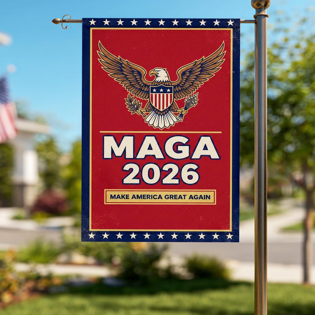 MAGA Garden Flag 12x18 | Make America Grateful Again Double-sided ...