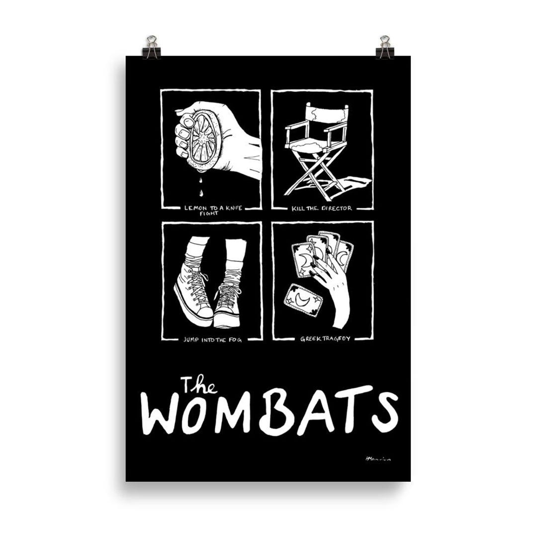 The Wombats Poster - Etsy