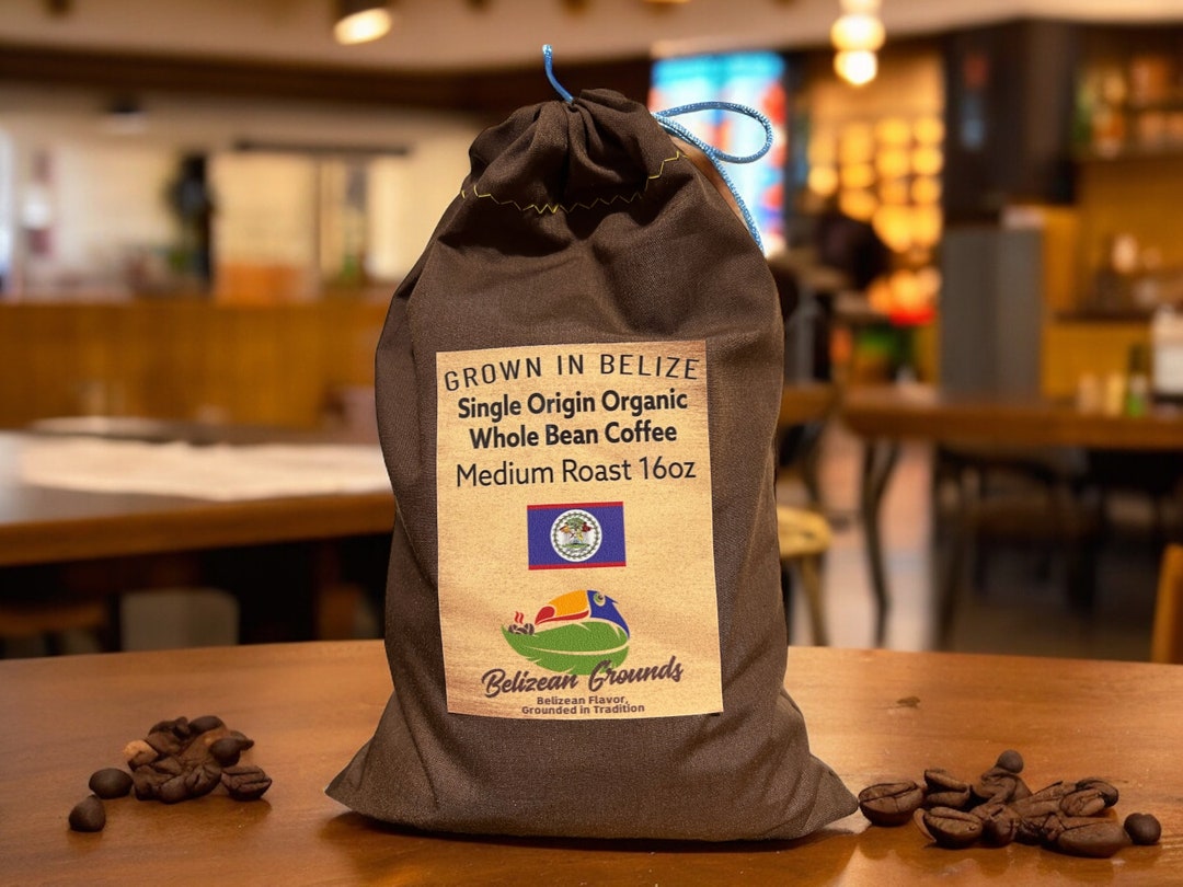 Medium Roast Belizean Coffee, Caribbean Coffee, Belizean Coffee, Belize, Organic Coffee, Whole ...