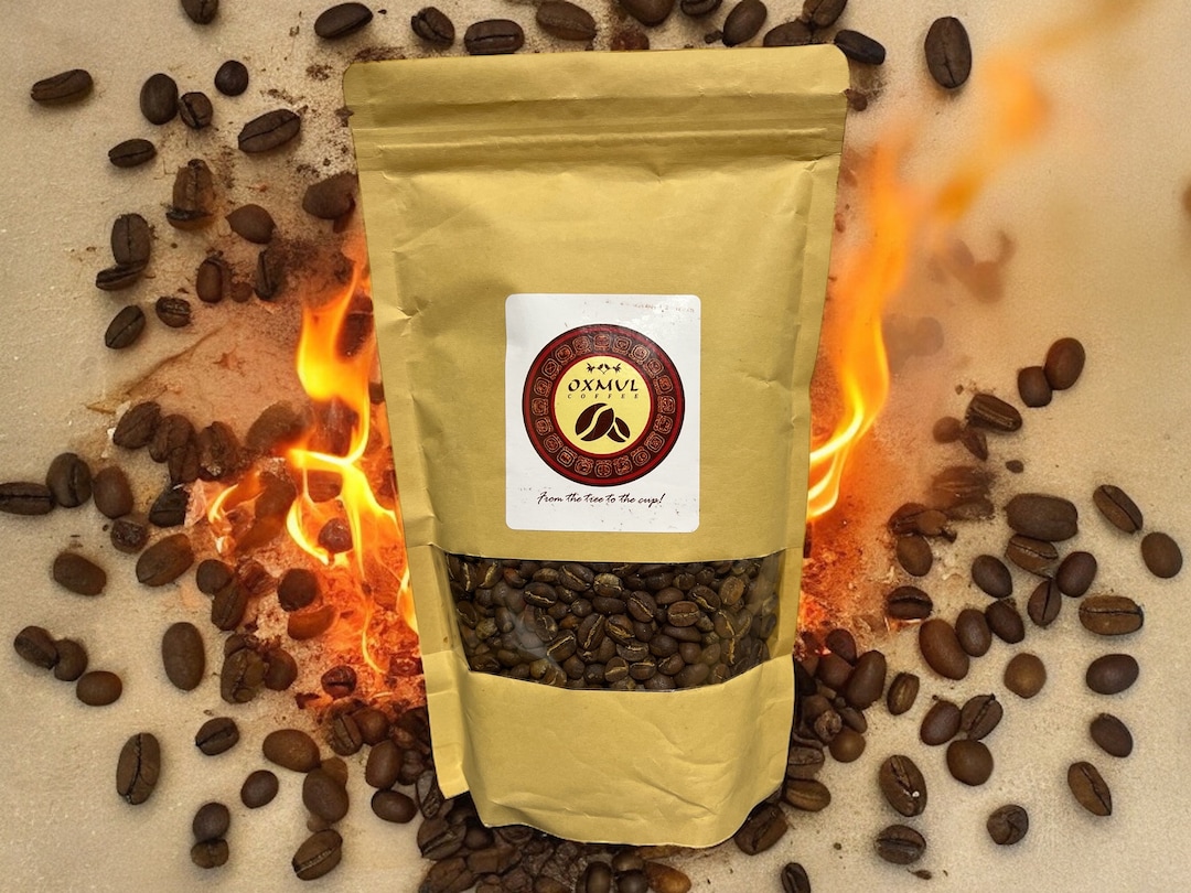 Fire Roasted Organic Medium Whole Bean Coffee, Belizean Coffee - Etsy