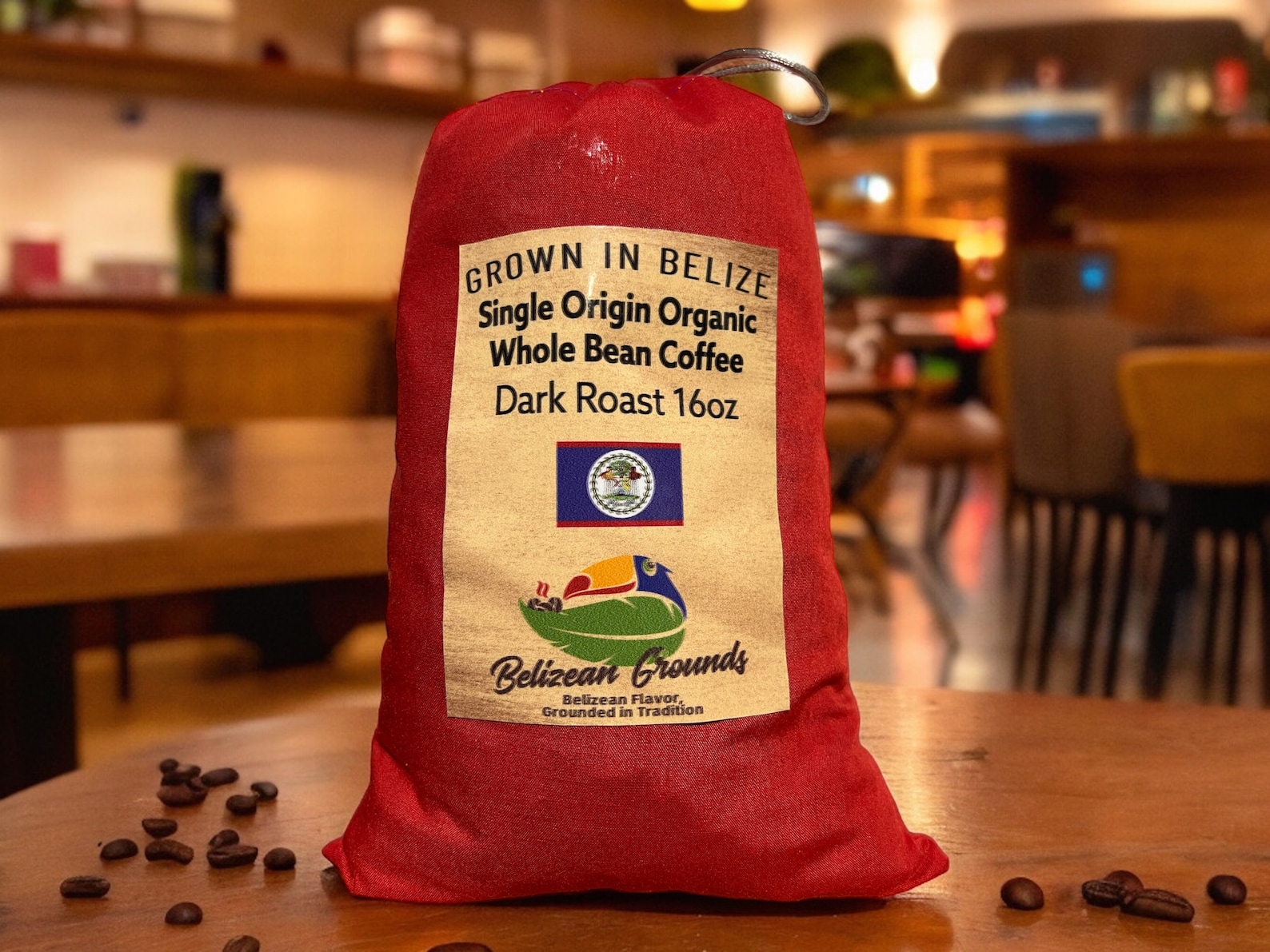 Dark Roast Belizean Coffee, Whole Bean Coffee, Organic Coffee, Belizean ...