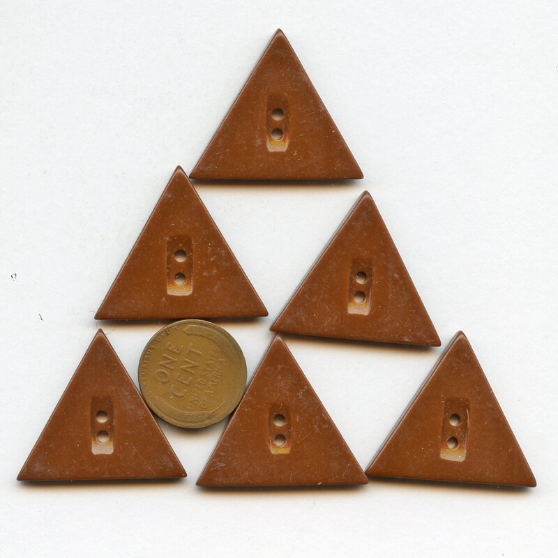 Triangle Buttons - Etsy