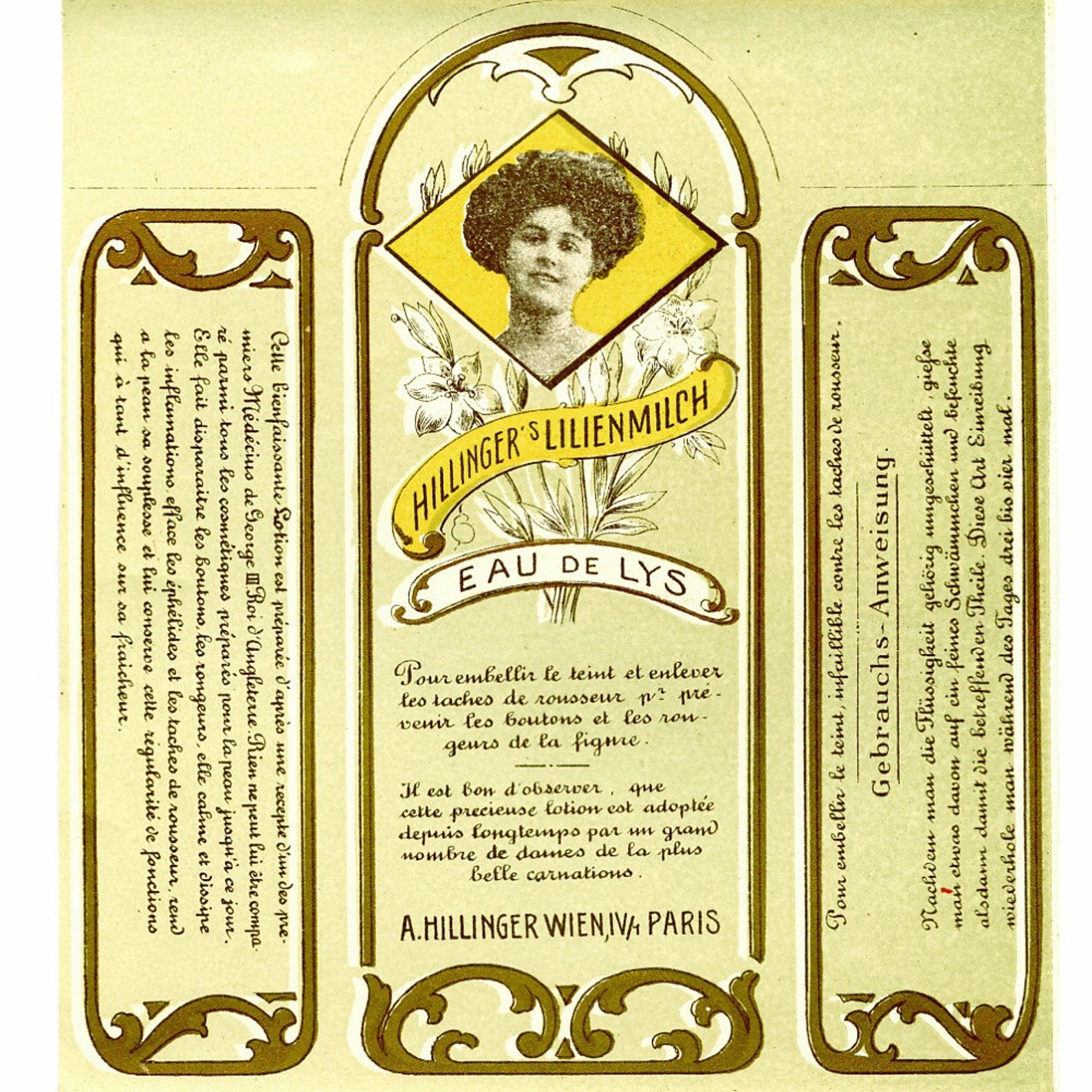 Vintage Antique French Perfume Labels Lot 5 Five Large New - Etsy