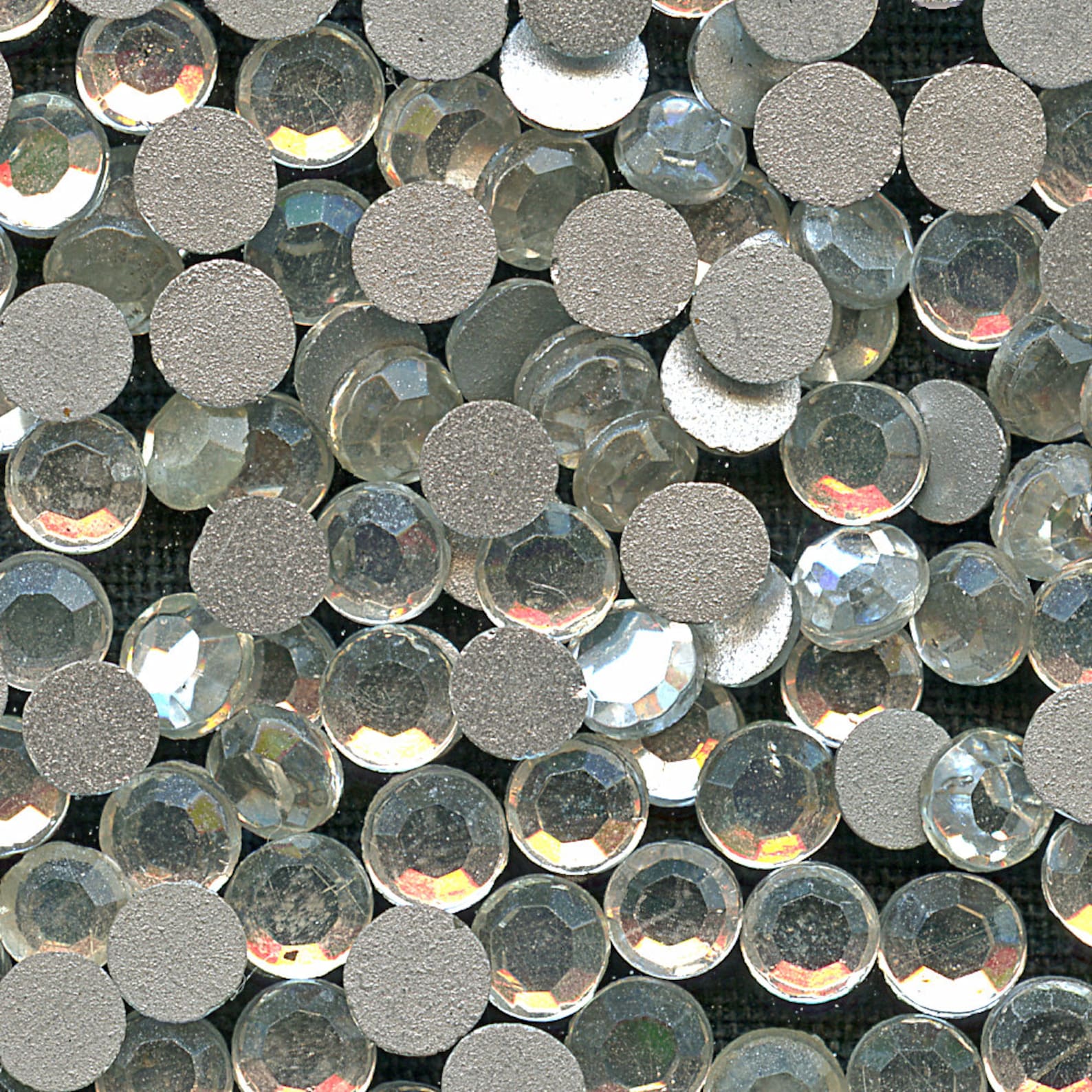 CLEAR 4 Mm Flat Back Rhinestones 100 Vintage Glass Crystal - Etsy Hong Kong