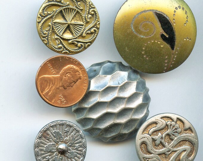 Victorian CONVENTIONAL DESIGNS Buttons Lot of 5 Antique - Etsy