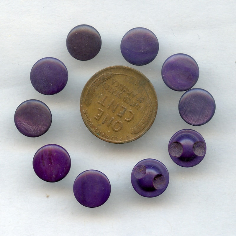 Purple Buttons - Etsy