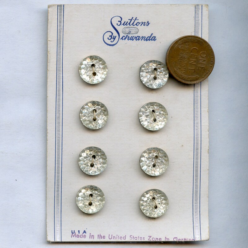 Clear Glass Buttons - Etsy