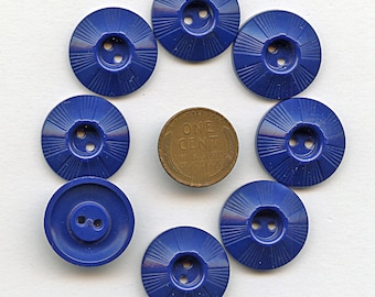 Cobalt Blue Buttons - Etsy