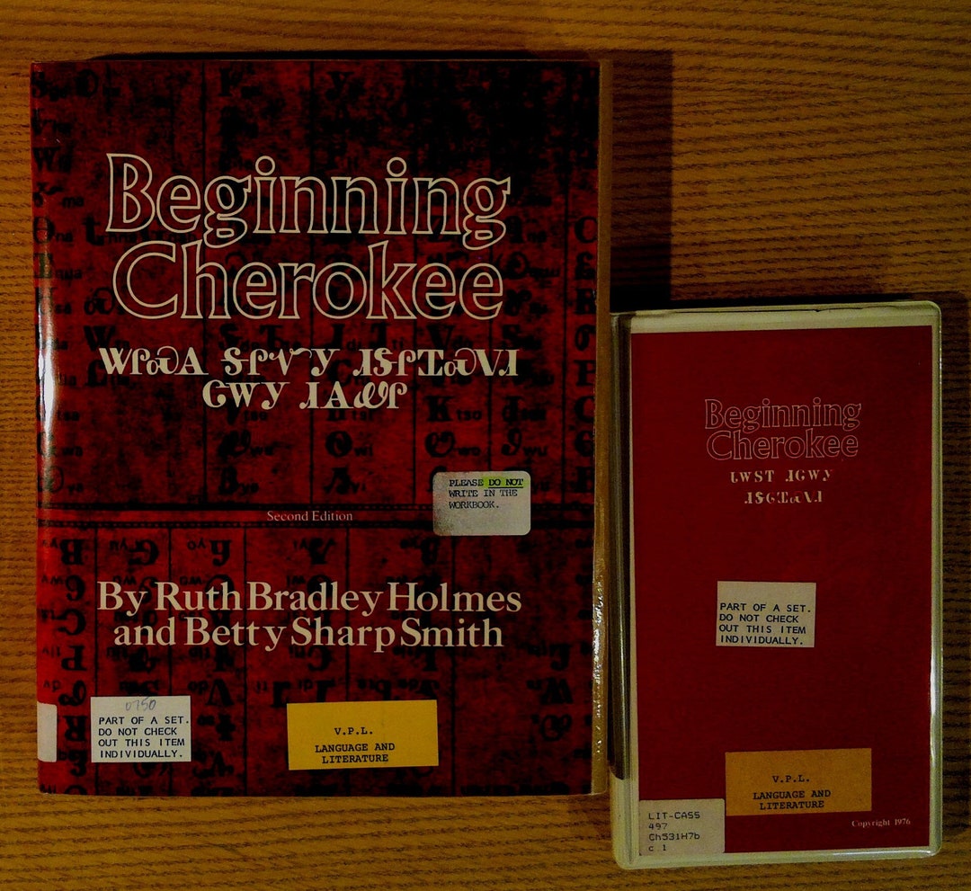 Beginning Cherokee: Two Cassettes and Book - Etsy