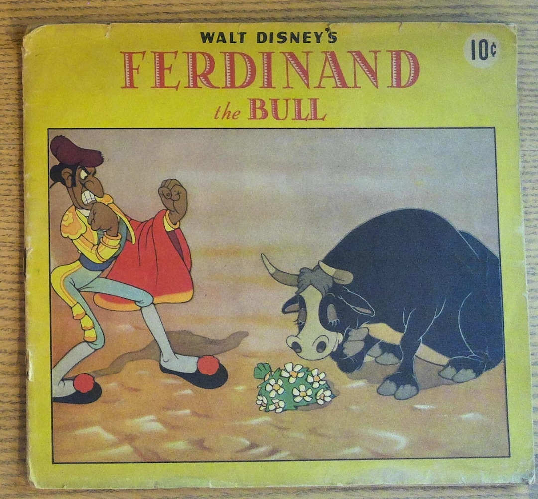 Walt Disney's Ferdinand the Bull - Etsy