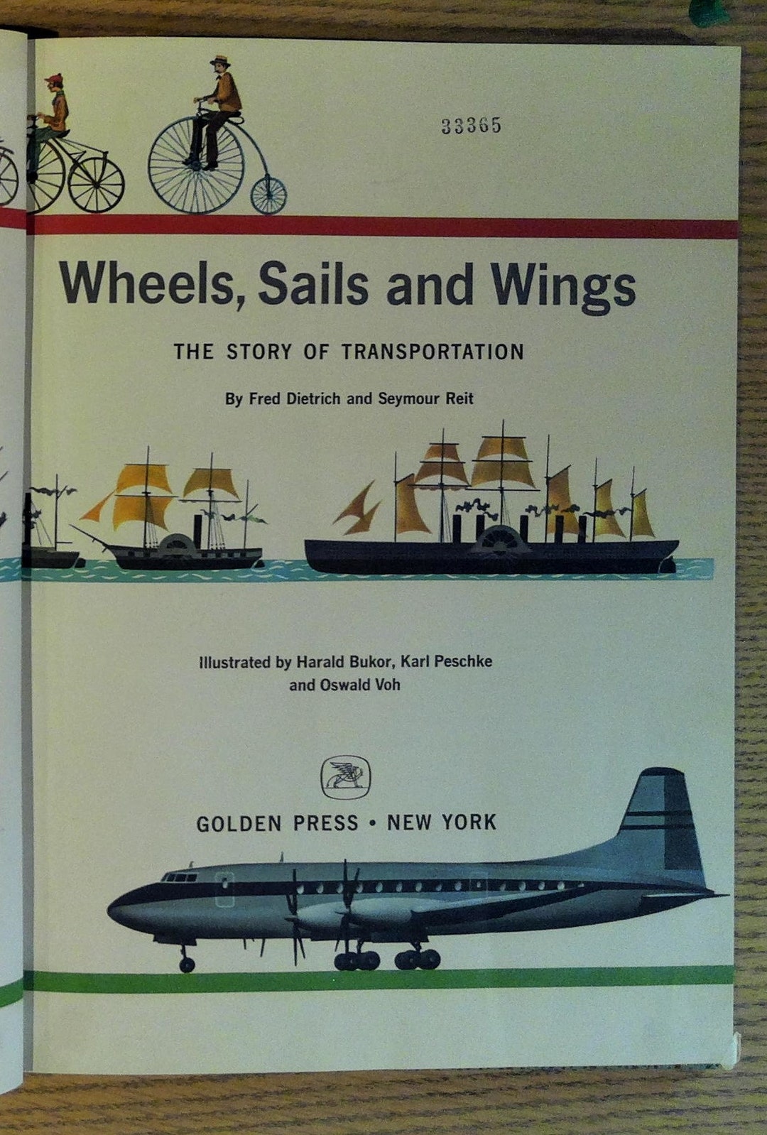 Wheels, Sails and Wings: the Story of Transportation (A Giant Golden ...