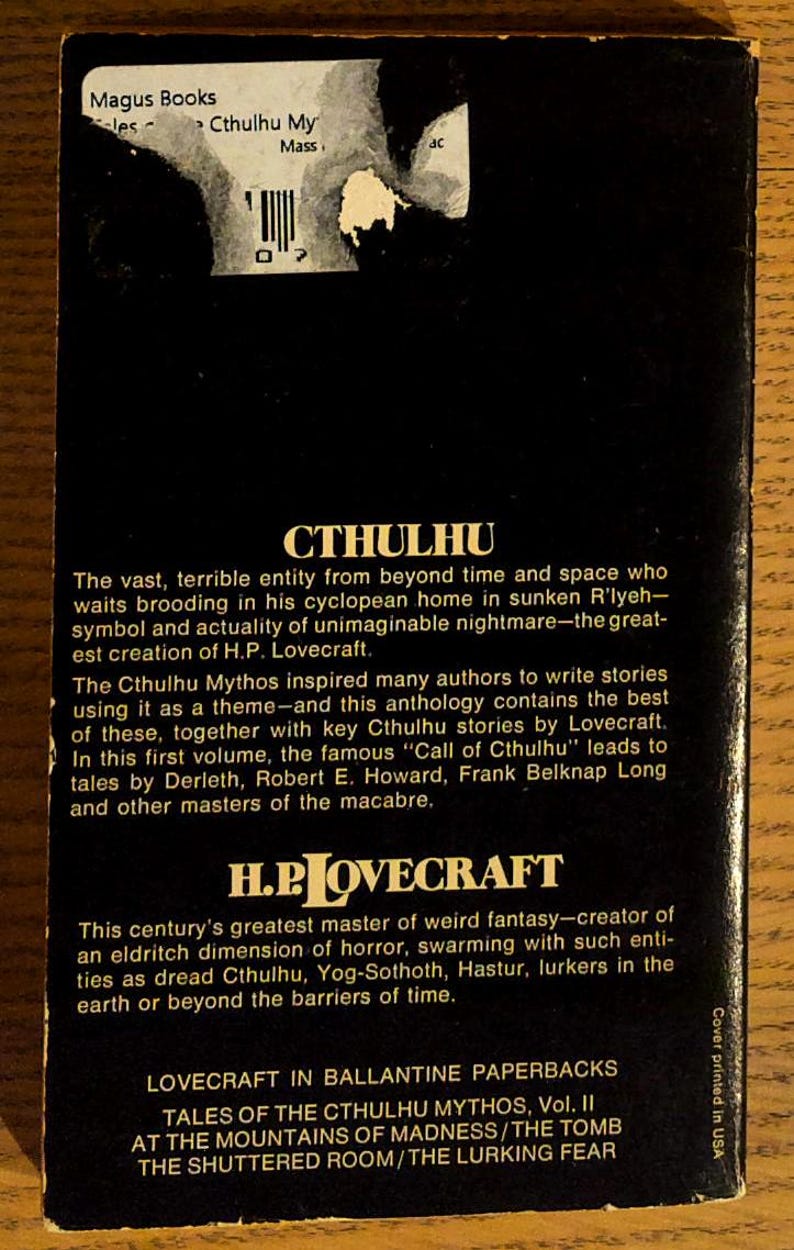 Tales of Cthulhu Mythos Volume 1 · August Derleth and H.P. Lovecraft ...