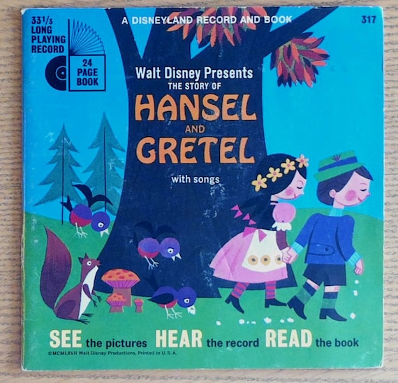 Hansel and Gretel With Songs: A Disneyland Record and Book - Etsy