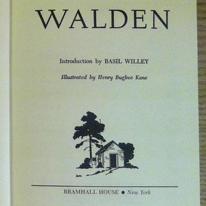 Walden by Henry D. Thoreau - Etsy