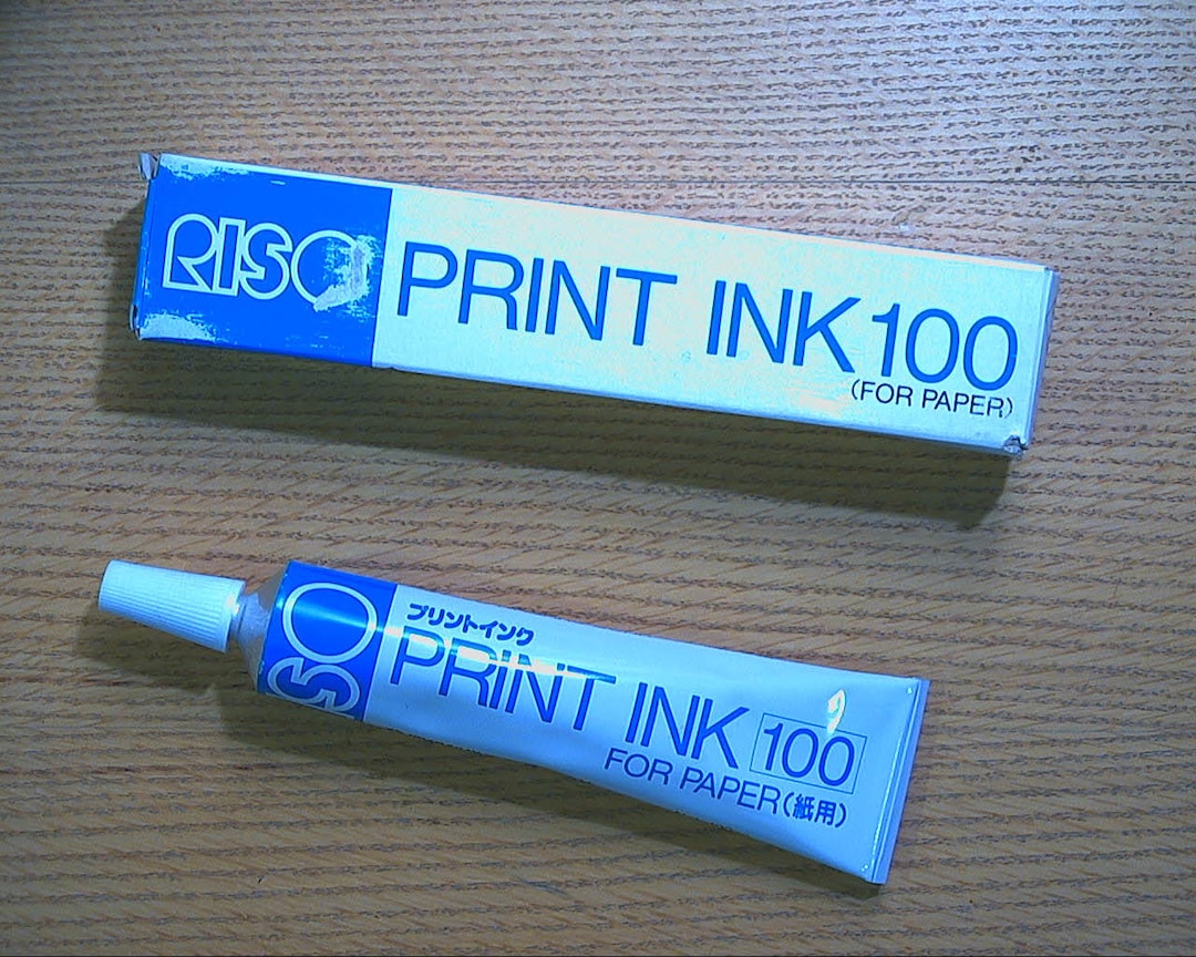 Blue or White Riso Print Gocco Ink for Paper - 100cc Tube - Etsy