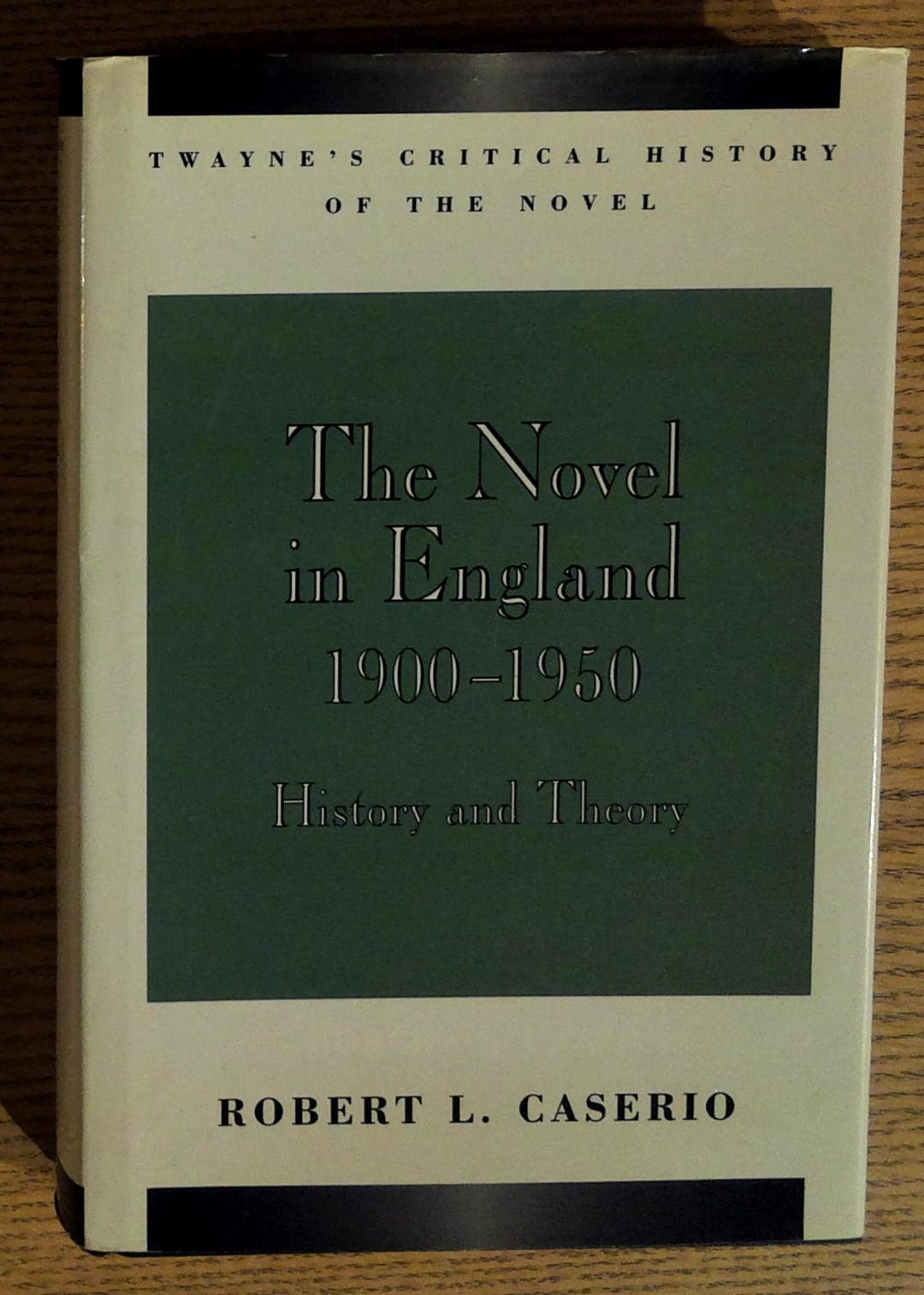 The Novel in England, 1900-1950: History and Theory by Caserio, Robert ...
