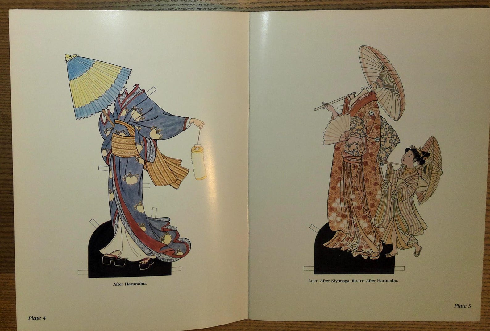 Japanese Kimono Paper Dolls in Full Color by Sun, Ming-ju - Etsy