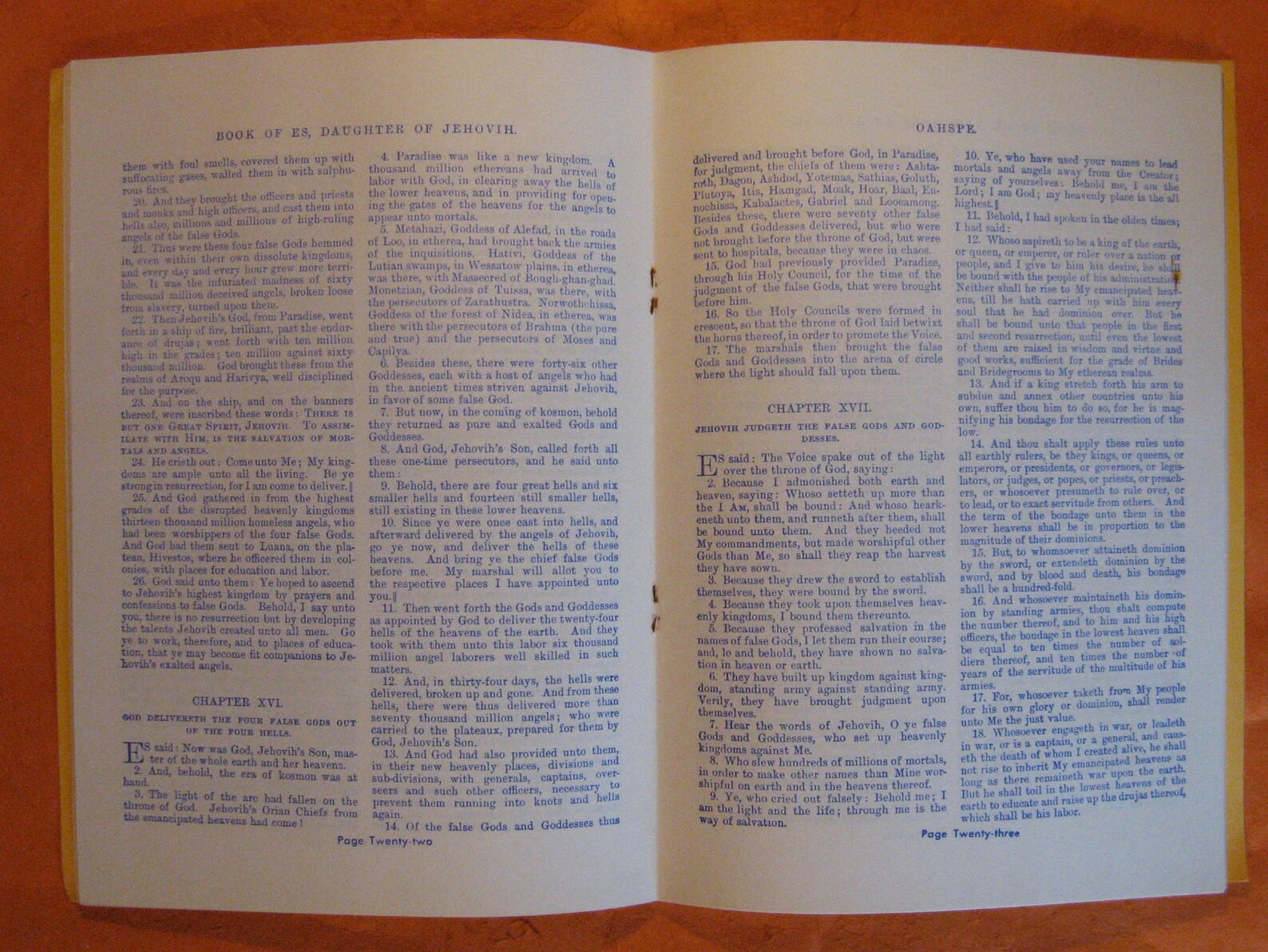 American Indian Bible the oahspe by John Ballou Newbrough - Etsy