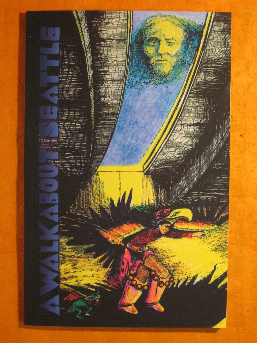 A Walkabout Seattle by Seattle Artist Jon Strongbow - Etsy