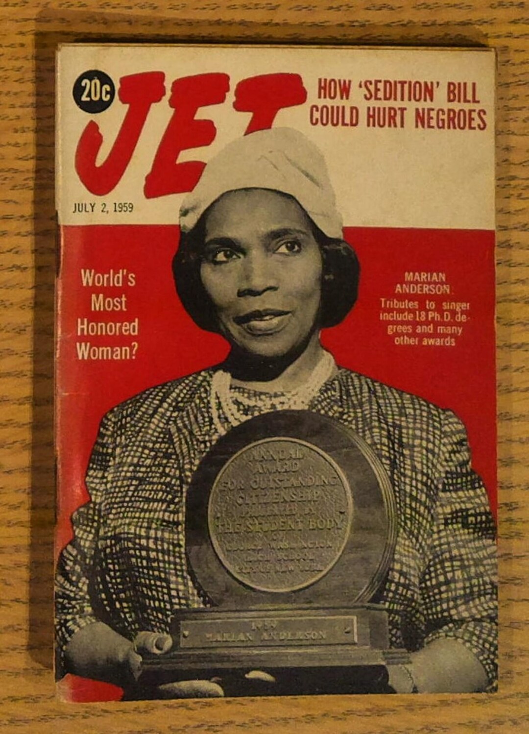 Jet (magazine, July 2, 1959) · Johnson Publishing · Staple Bound ...
