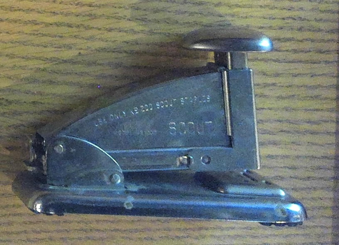 Vintage Scout Model 202 Desk Stapler Ace Fastener Corp Chicago ILL - Etsy