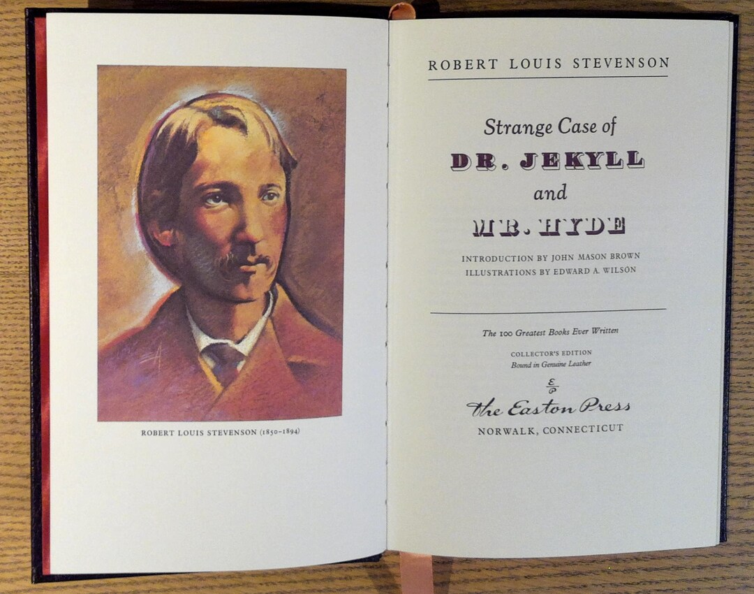The Strange Case of Dr. Jekyll and Mr. Hyde by Robert Louis Stenson - Etsy