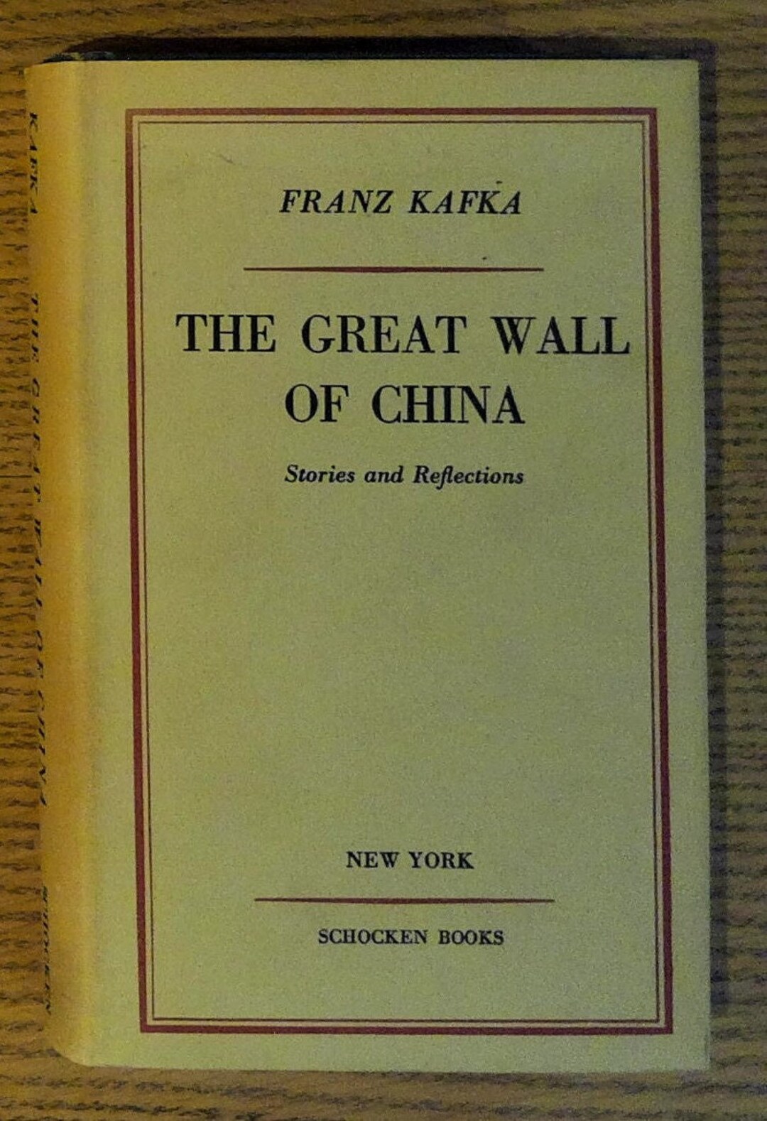 The Great Wall of China, The: Stories and Reflections by Franz Kafka - Etsy