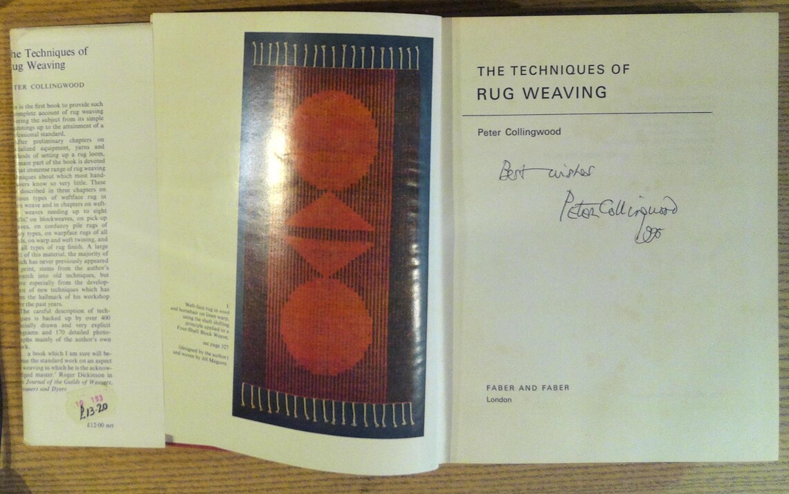 Techniques of Rug Weaving by Peter Collingwood - Etsy