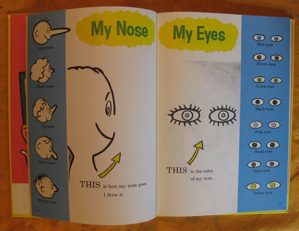 My Book About Me by Me Myself by Dr. Seuss and Roy Mdkie - Etsy