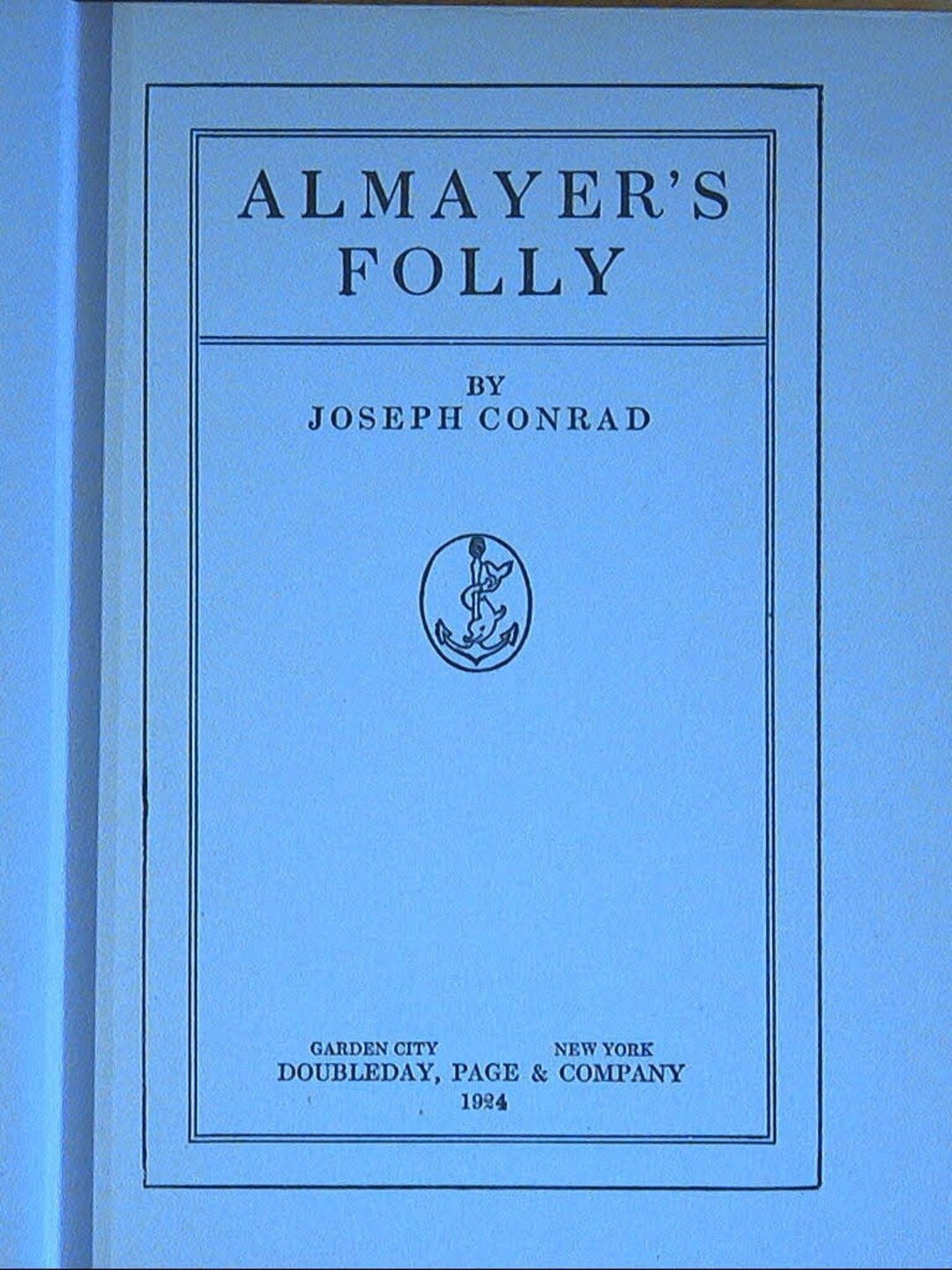 Almayer's Folly by Joseph Conrad - Etsy
