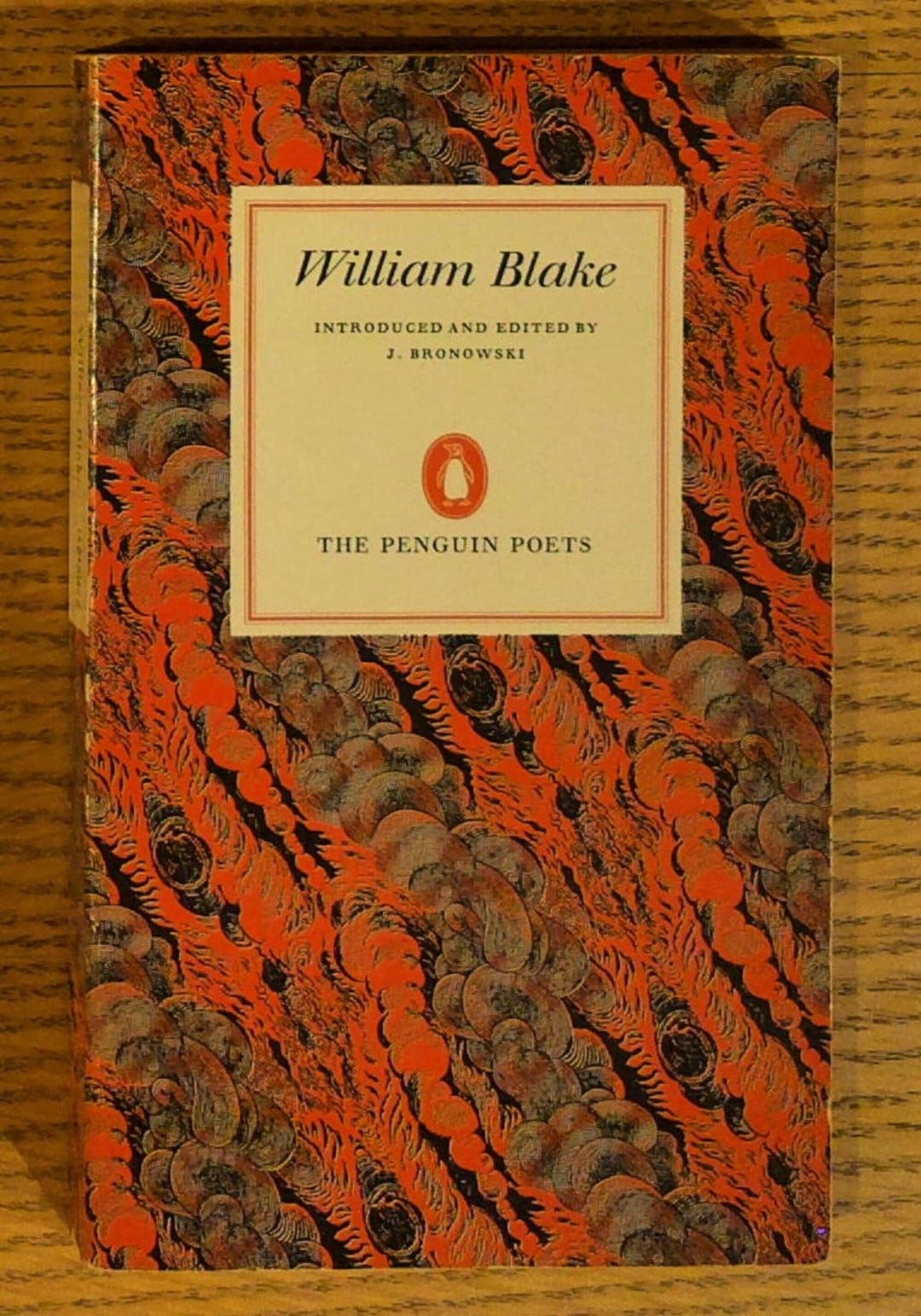 William Blake the Penguin Poets · J Bronowski Editor · Penguin Books ...