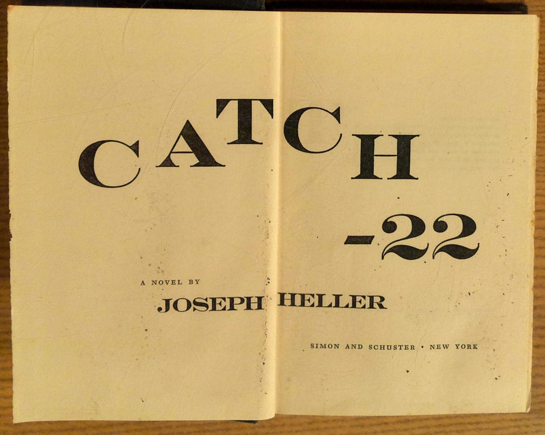 Catch-22 by Joseph Heller (hardback Book) - Etsy