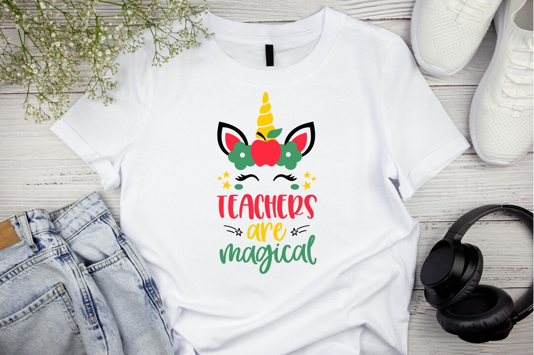 Magical Teacher SVG, Unicorn Teacher Quote , Back to School Design ...