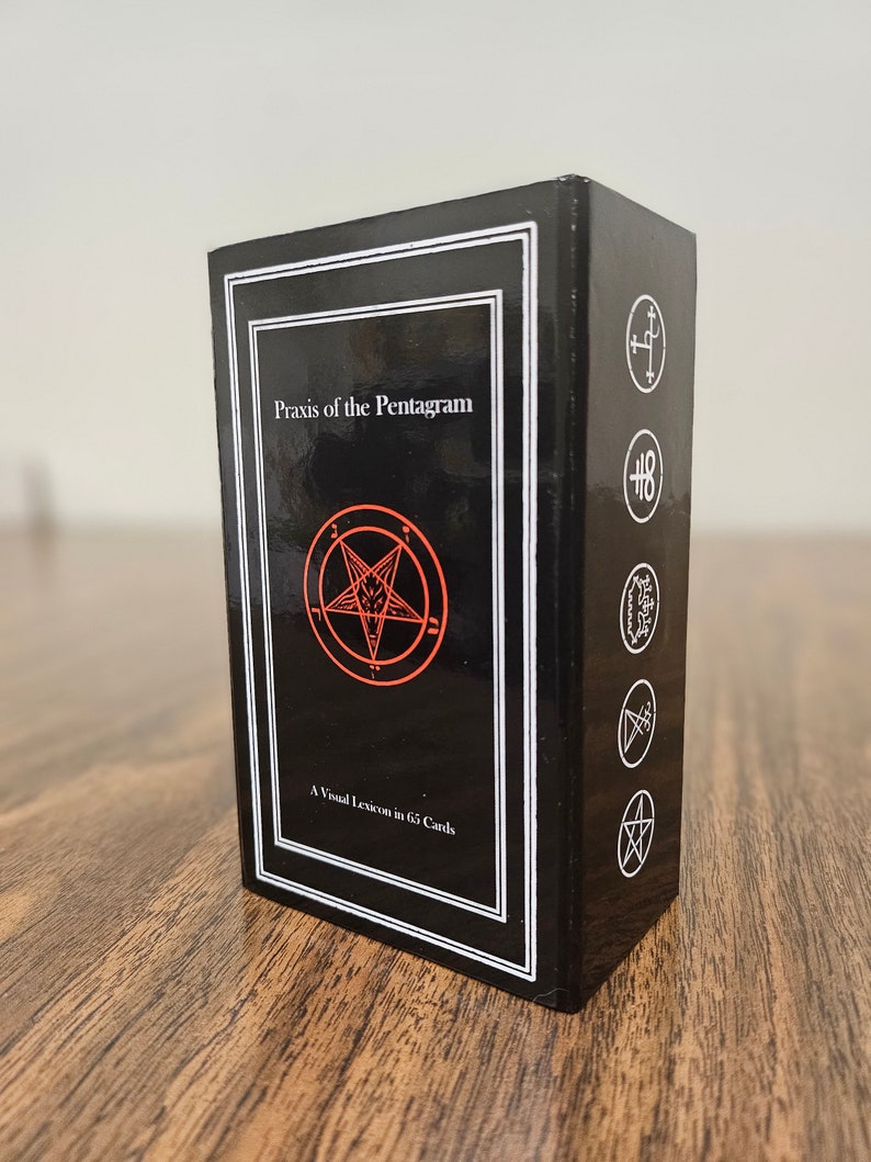 Praxis of the Pentagram, 65 Card Satanic Oracle Deck Plus Guidebook ...