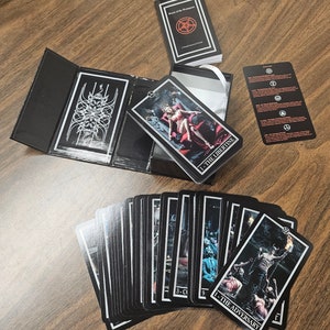 Praxis of the Pentagram, 65 Card Satanic Oracle Deck Plus Guidebook ...