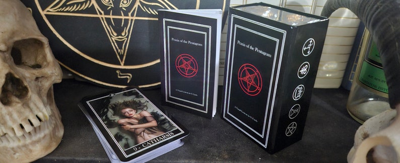Praxis of the Pentagram, 65 Card Satanic Oracle Deck Plus Guidebook ...