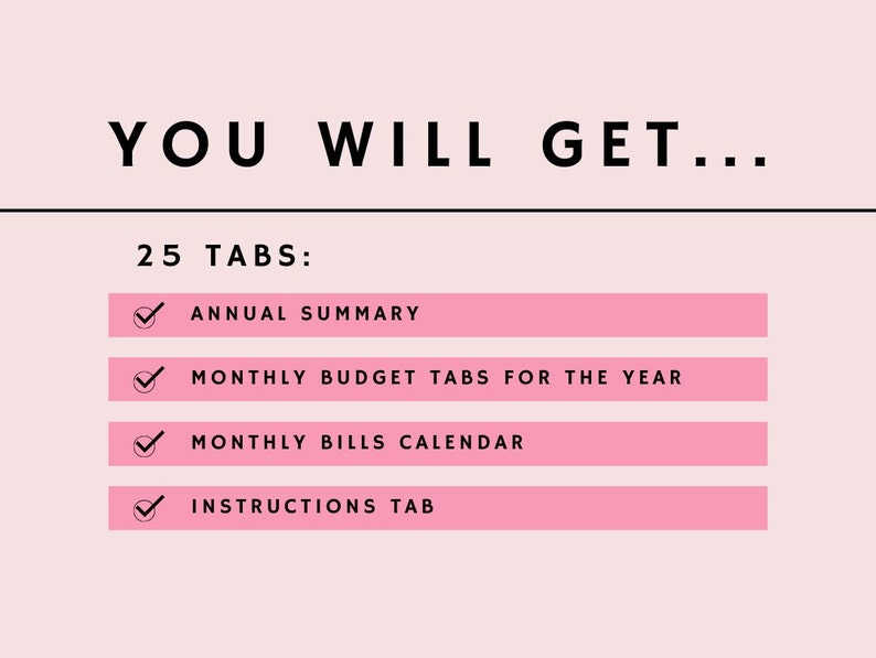 Monthly & Annual Budget Excel Spreadsheet Planner | Monthly Yearly ...