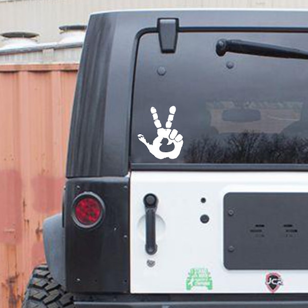 Jeep Wave Sticker - Etsy