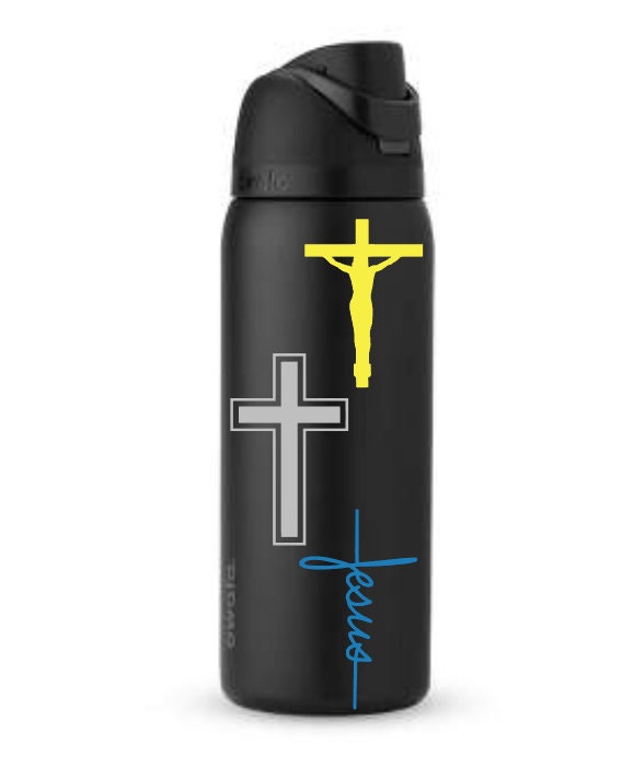 Cross Sticker, Jesus Cross Sticker for Car Window, Bumper, or Laptops ...