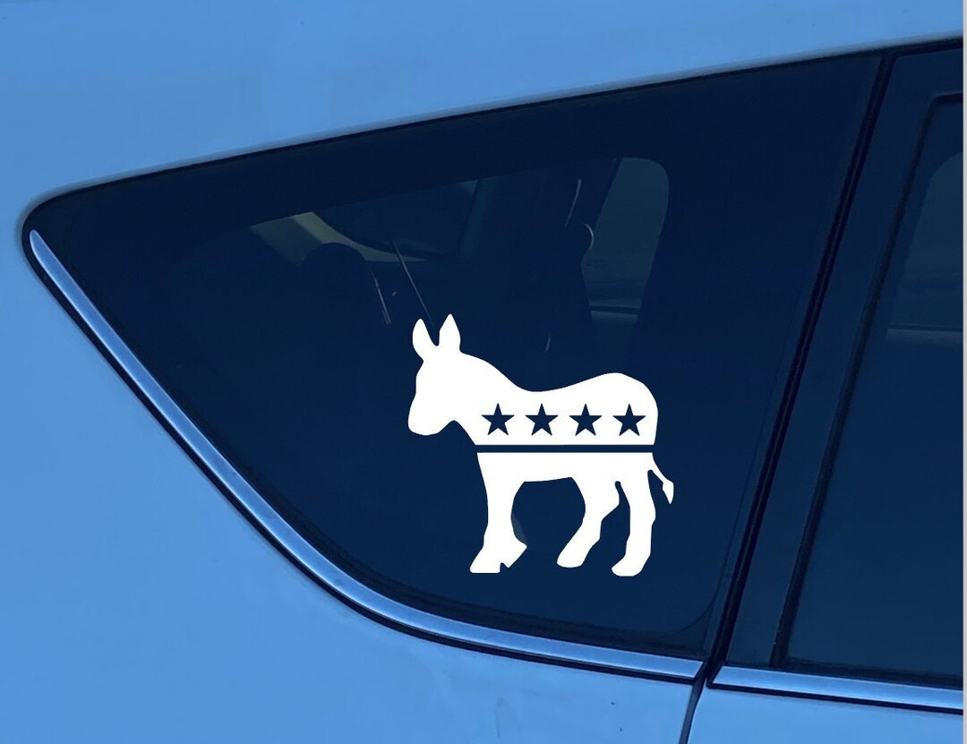 Democratic Decal Sticker Many Sizes, Colors, and Styles Car Decal, Yeti ...